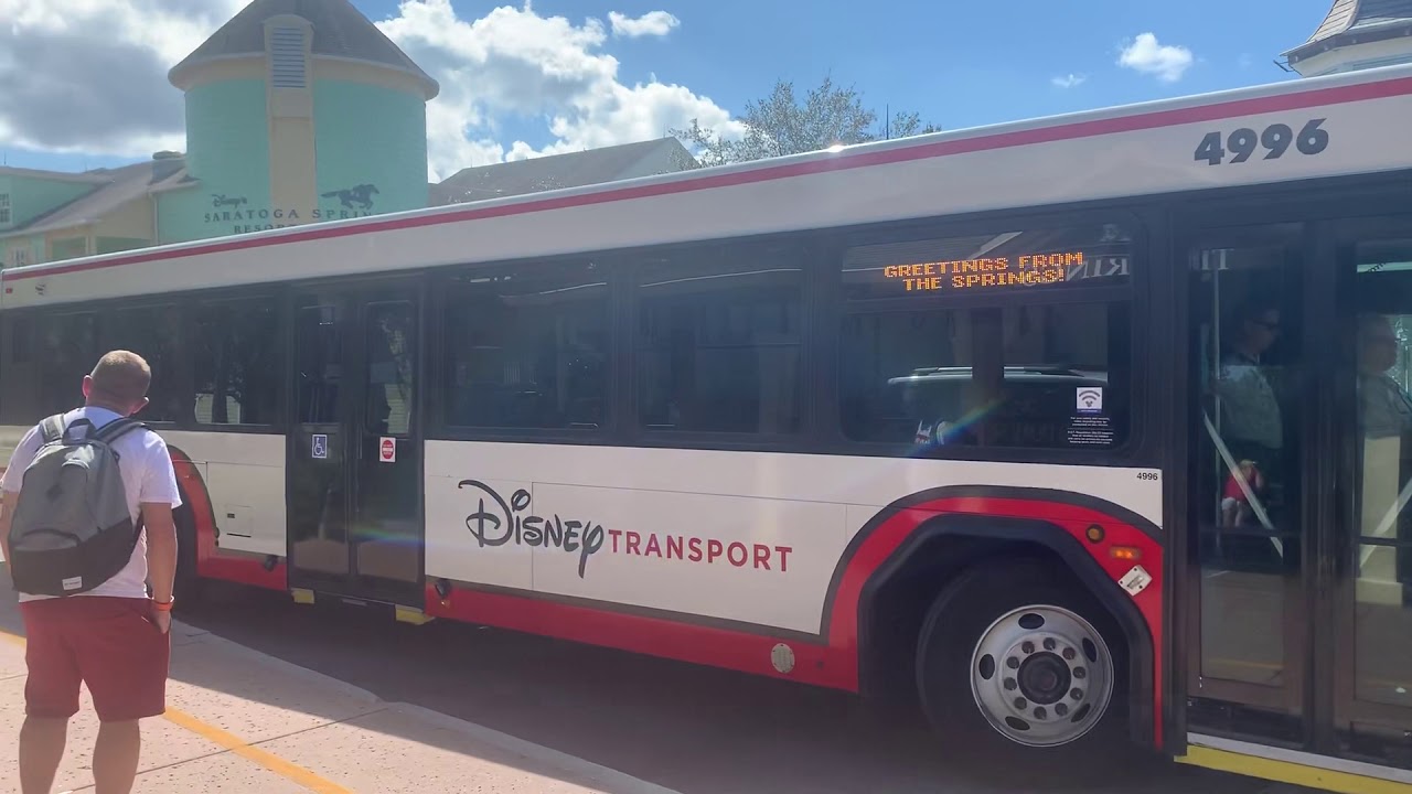 Disney Transport 2009 Gillig Low Floor # 4996 - YouTube