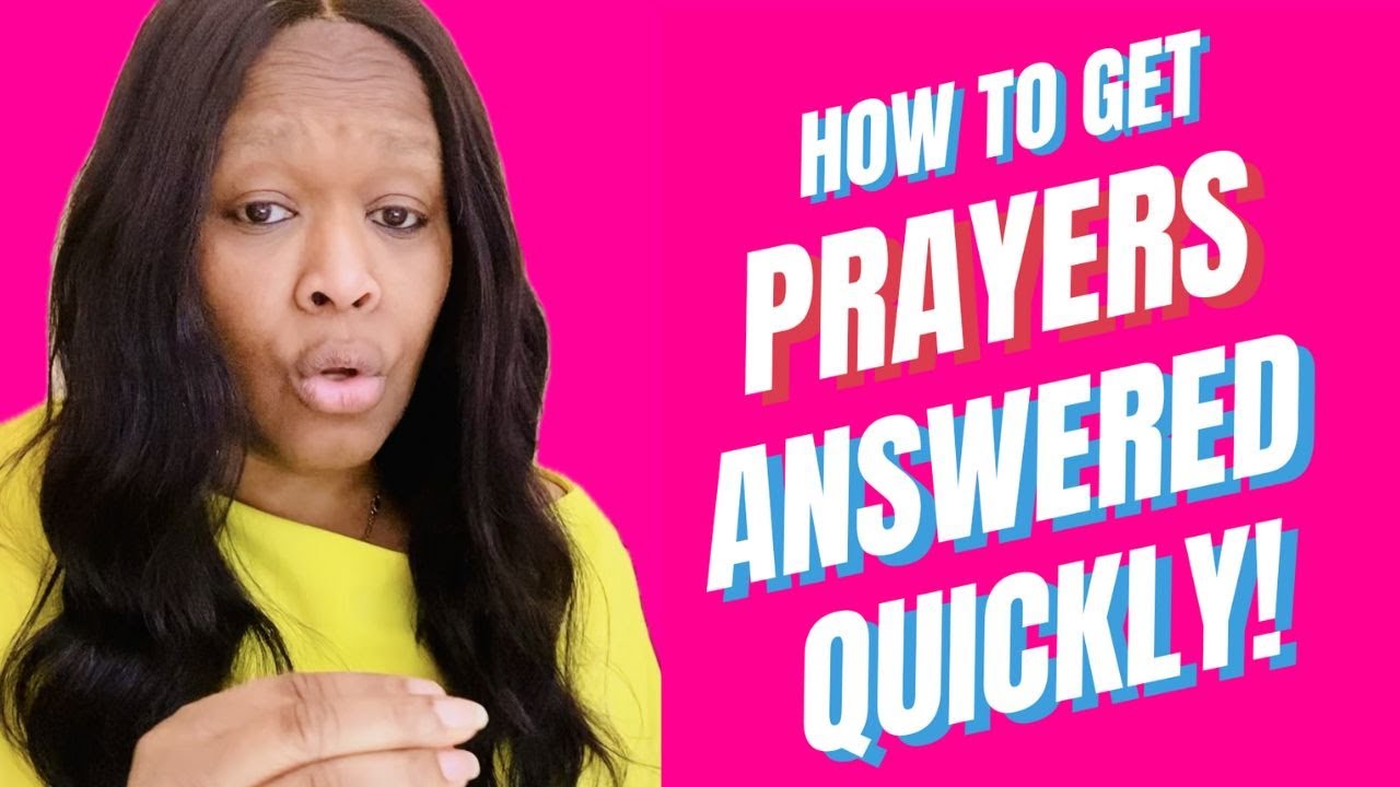 How to Get Prayers Answered Quickly (Webinar) - YouTube
