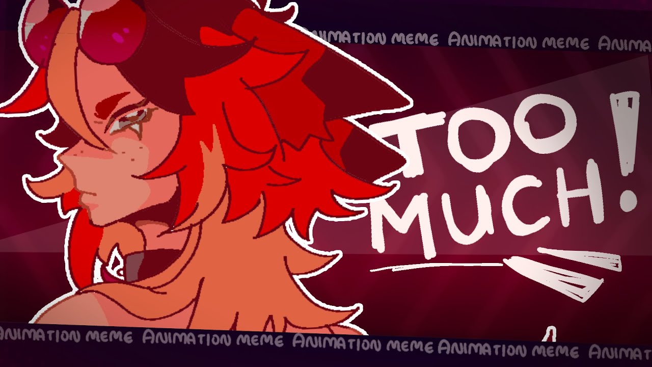 # TOO MUCH | ANIMATION MEME - YouTube