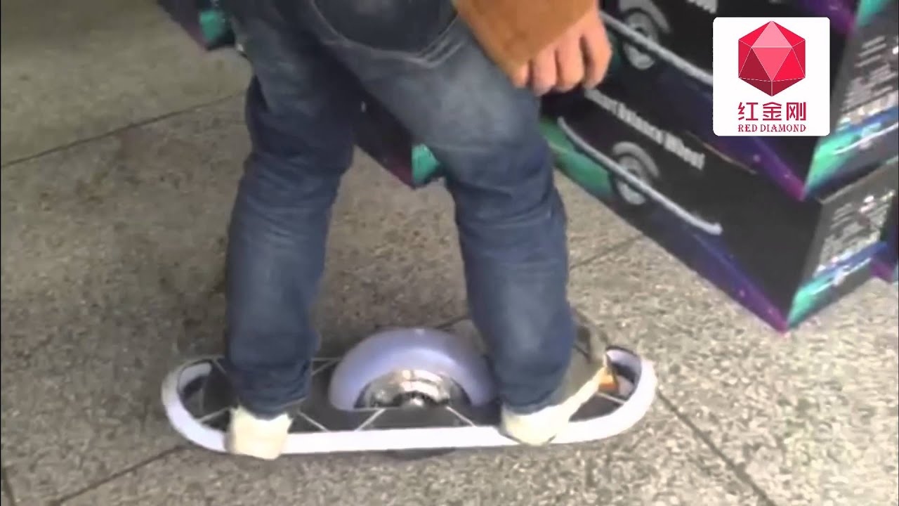 one wheel hoverboard learning video - YouTube