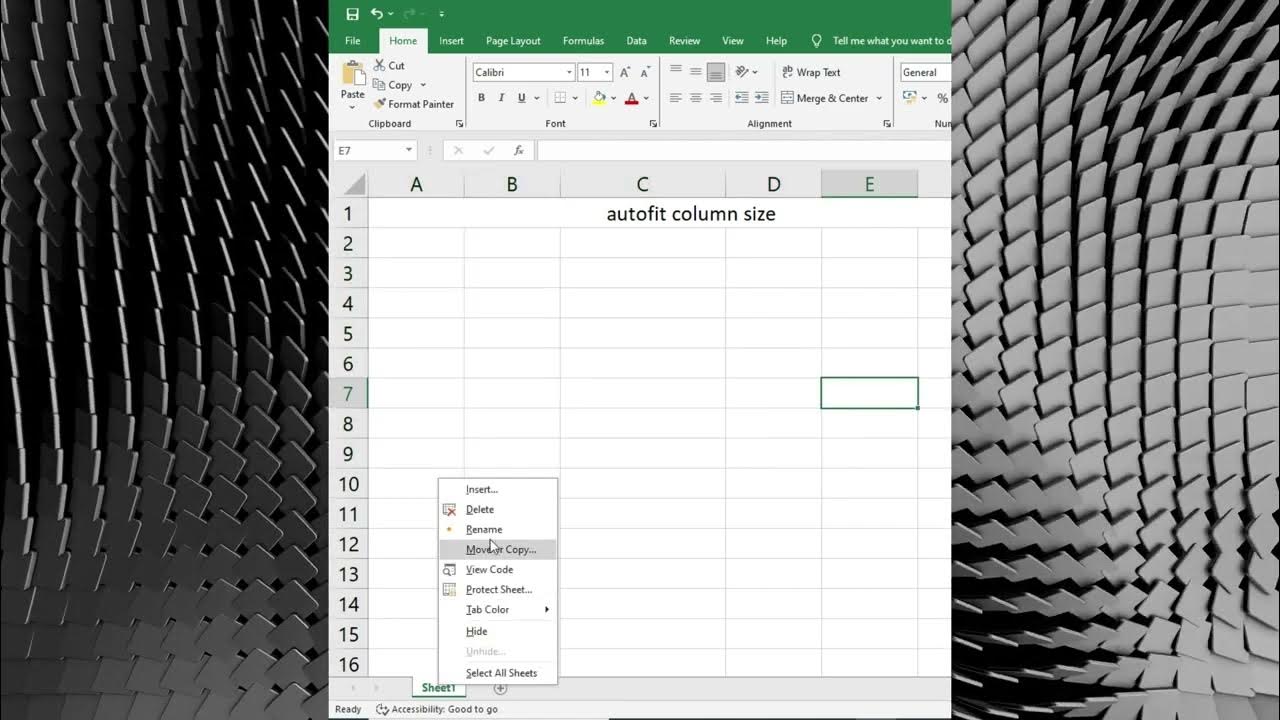 How to autofit in Excel - autofit column, Excel tricks - YouTube
