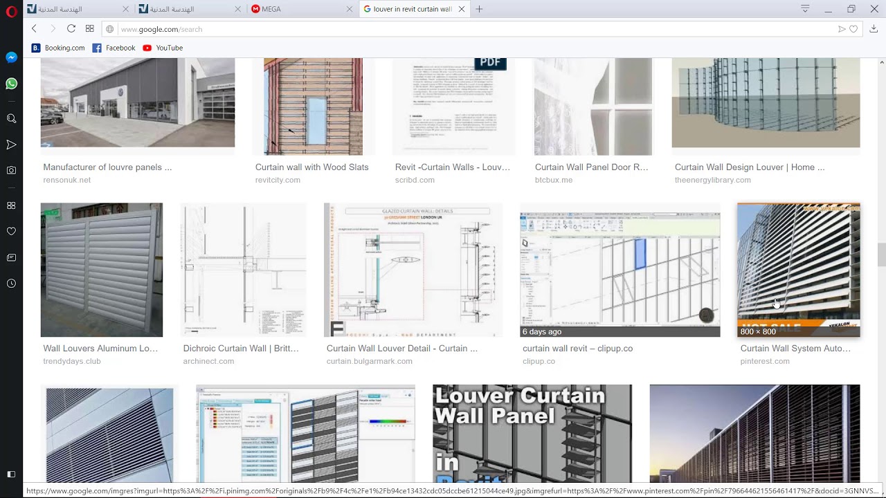 autodesk revit 6-Create louver and curtain doors - YouTube