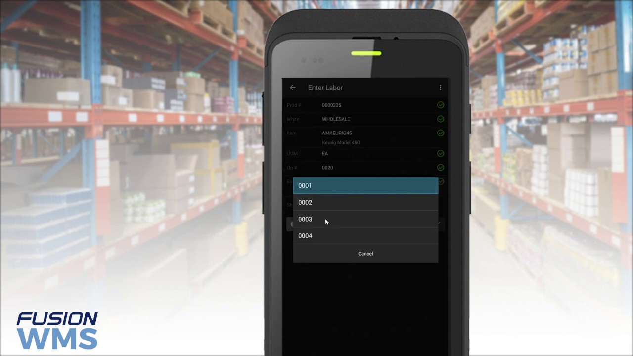 Fusion Shop Floor Data Collection - Labor - YouTube