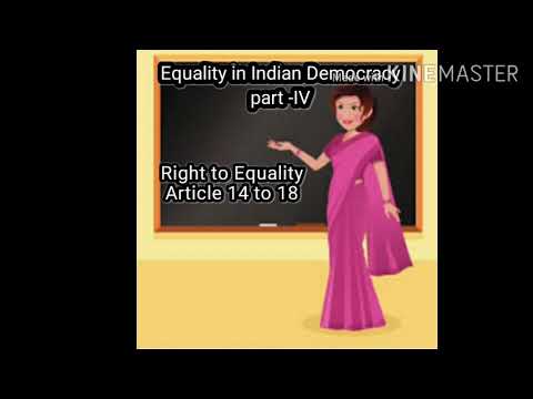 Class 7- Equality in Indian Democracy(part -4) - YouTube