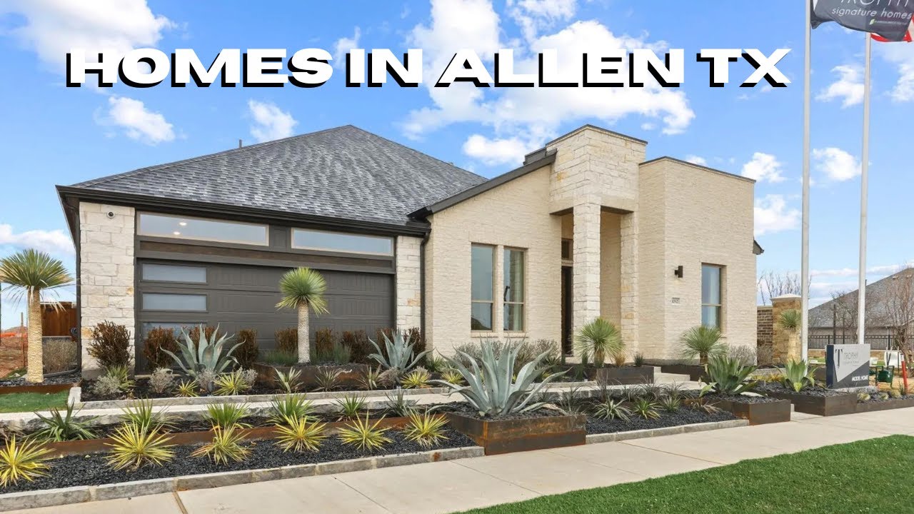 Trophy Homes | Uptown Crossing | Rapport Floor plan | Allen Texas | 55 ...