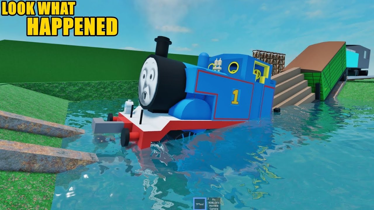 Thomas Slid Off the Tracks Into the Water! Watch the Full Railway Chaos ...