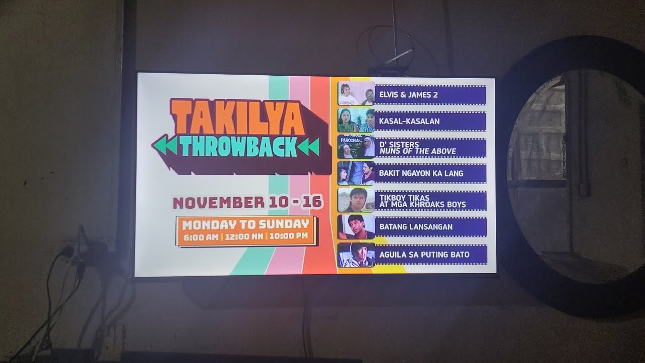 I Heart Movies - Takilya Throwback Lineup (November 10-16) [9-NOV-2025 ...