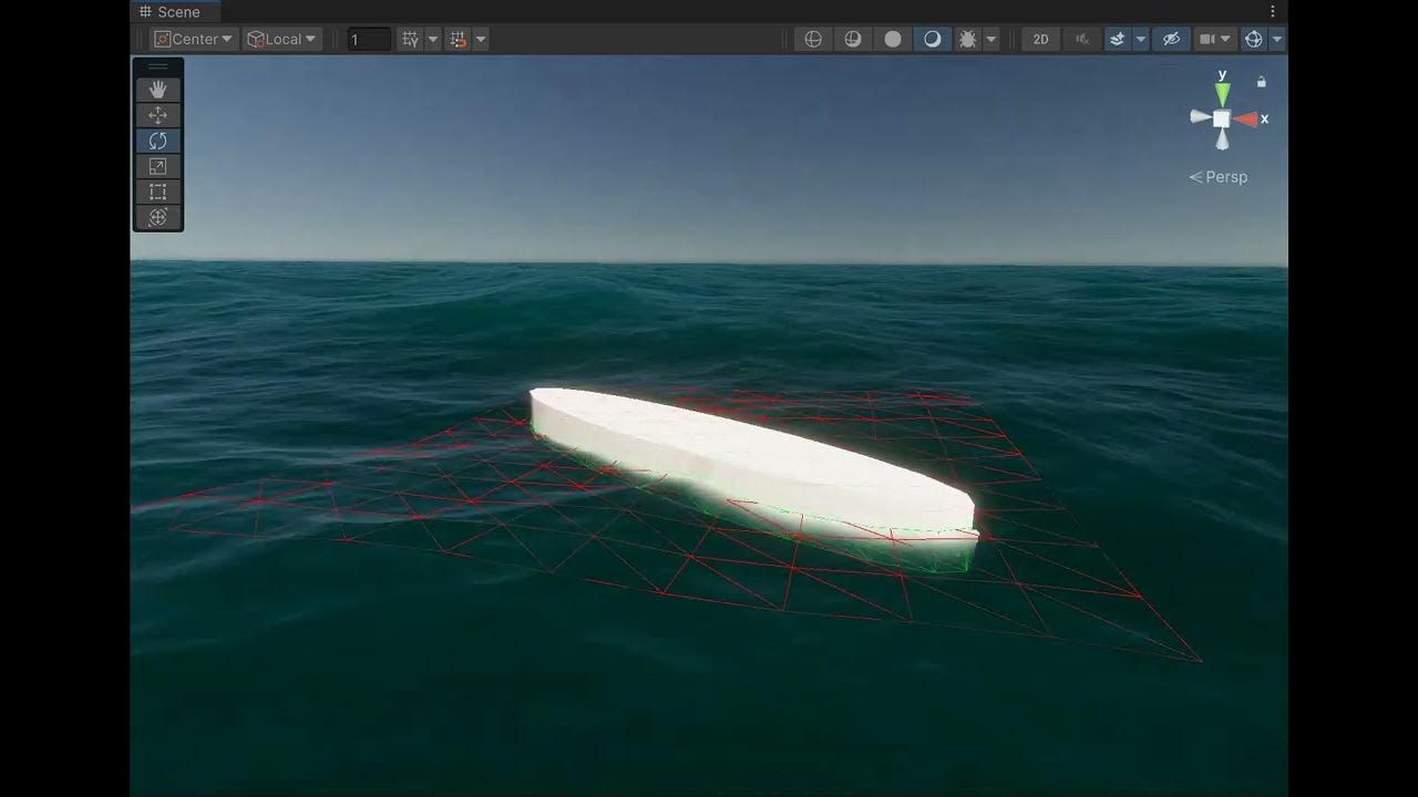 Unity HDRP Water System buoyancy/hydrodynamics - YouTube