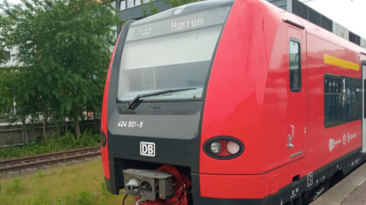 Mitfahrt BR 424 S Bahn Köln Hennef (Sieg) - Siegburg/Bonn - YouTube