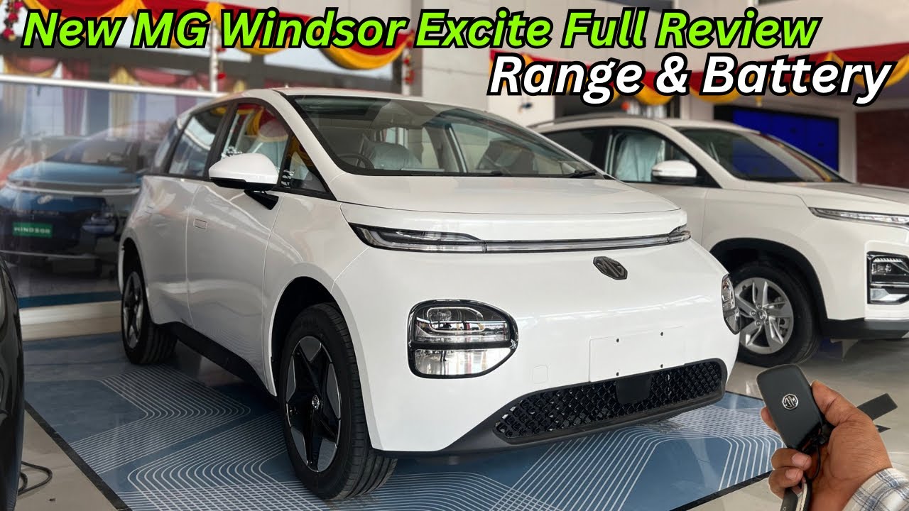MG Windsor Excite Base Model Full Review ️ Most Value For Money Variant ...