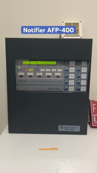 Notifier AFP-400 #shorts #firealarm #firealarmpanel - YouTube