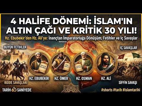 Hz. Ebubekir'den Hz. Ali'ye:30 Yıllık Siyasi ve İdari Miras#İslamTarihi #DörtHalife #HulefayiRaşidin