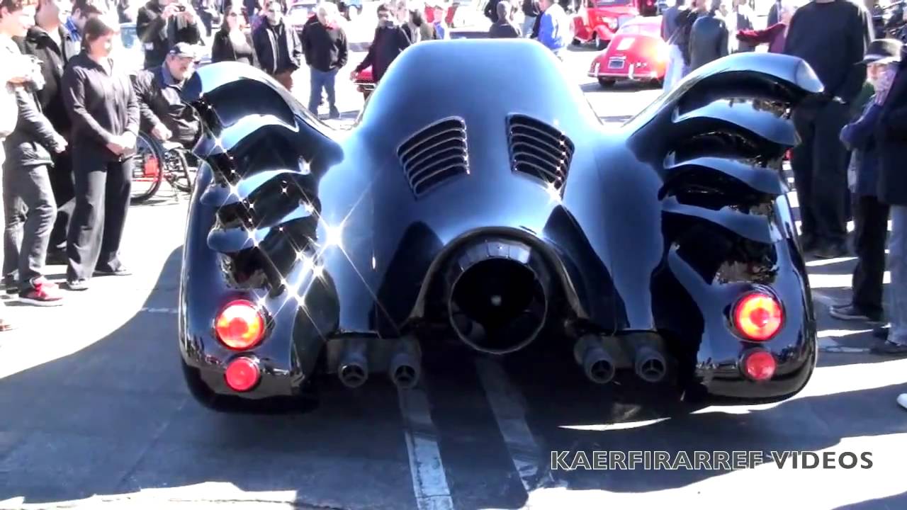 BATMOBILE movie car driving on the street ! ! ! - YouTube
