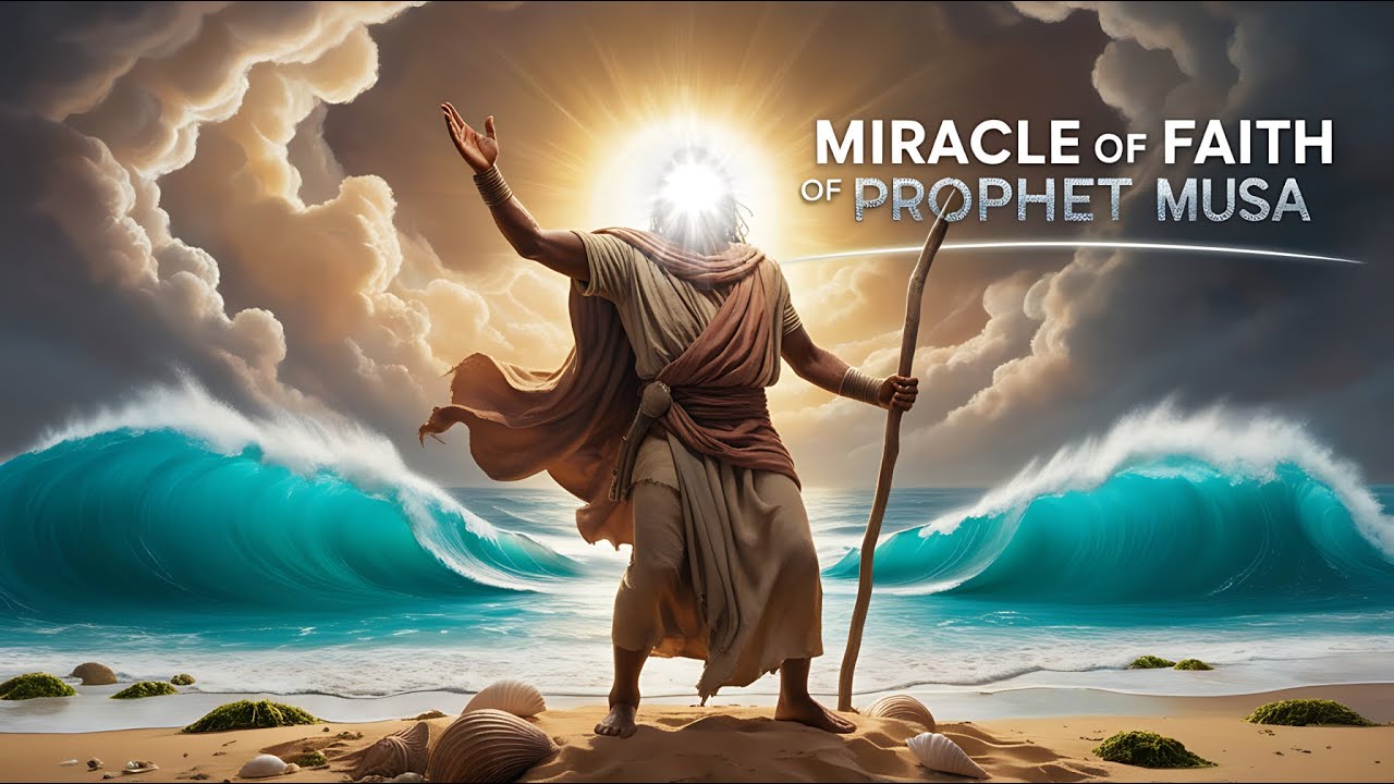 Prophet Musa Parted the Red Sea @HappyEarthed 🌊 #islamichistory - YouTube
