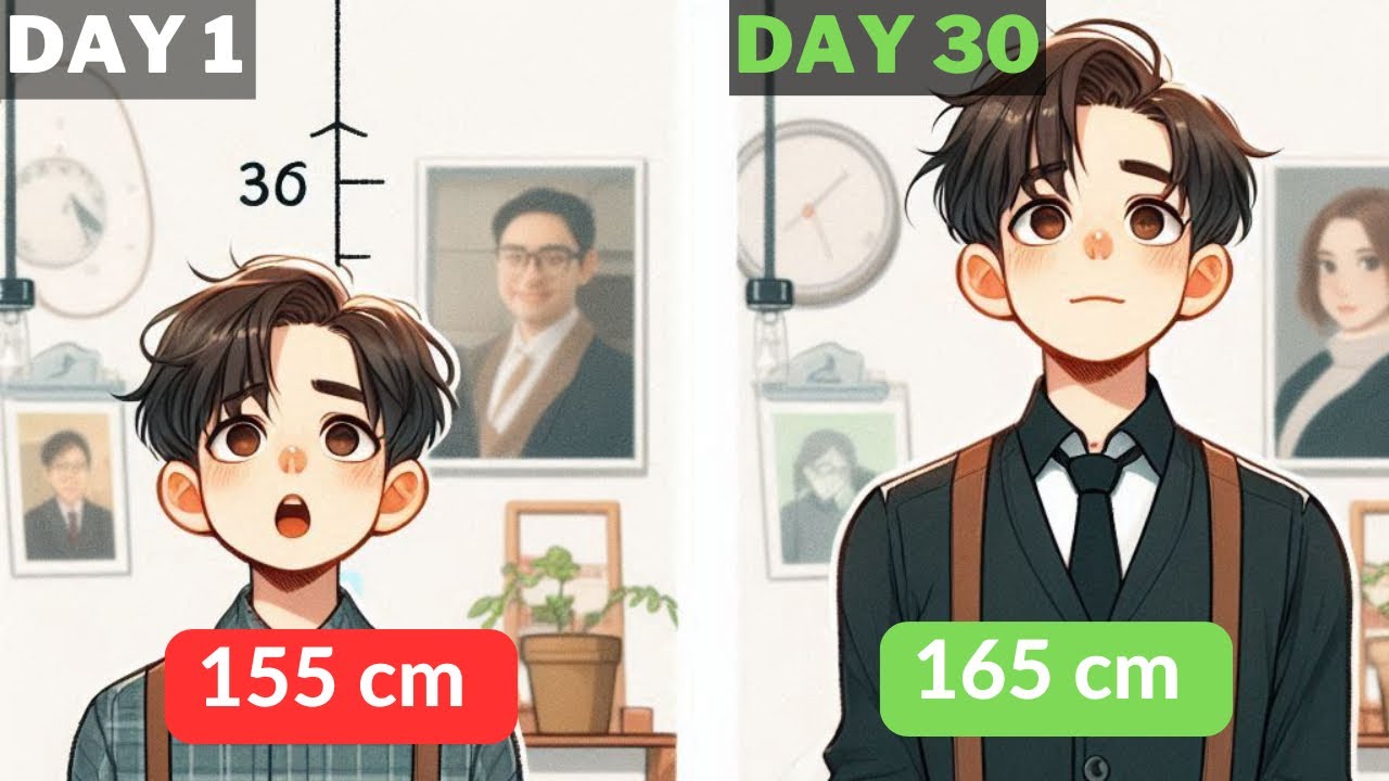 Grow Taller in Just 8 Minutes a Day! Height Boosting Exercises That ...