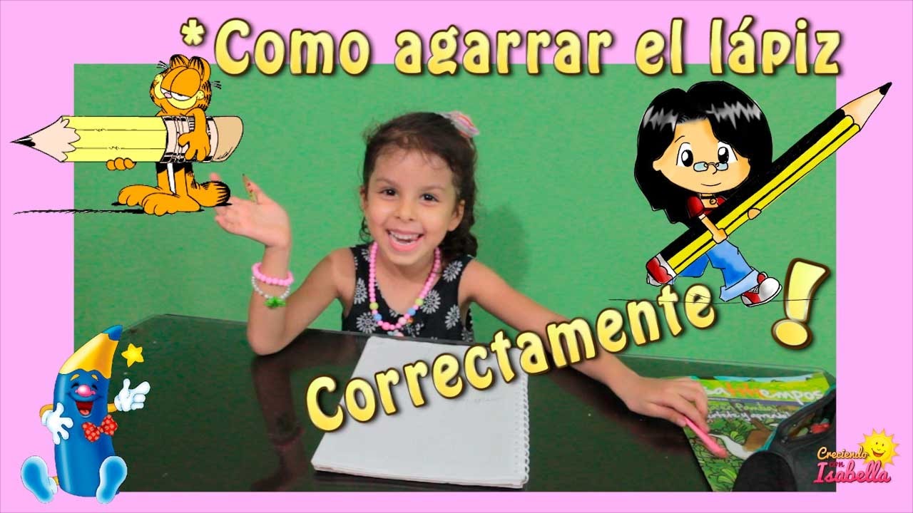 Como Agarrar El Lapiz Correctamente Niños Youtube