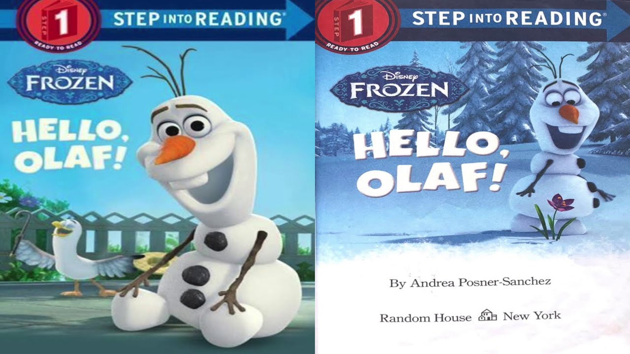 Disney Frozen - Hello, Olaf! Kids read aloud storybook - YouTube