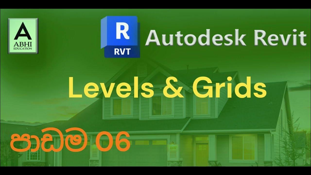 Exploring Grids & Levels in Revit: Essential Guide for Beginners in Sinhala - සිංහලෙන් - YouTube