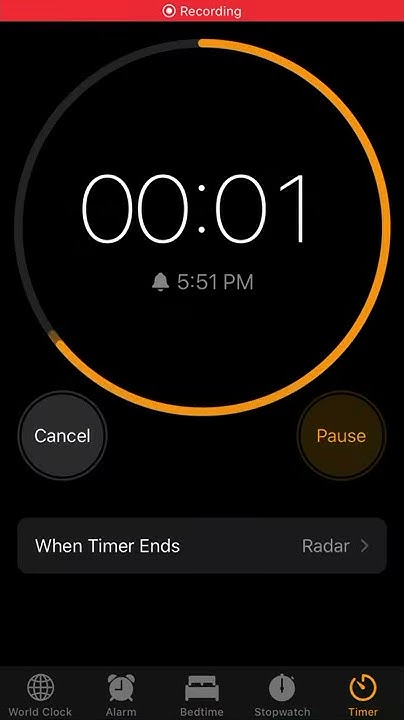 One second timer - YouTube