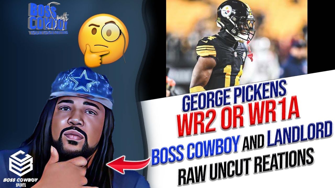 #George Pickens WR2 or WR1A (Boss Cowboy and Landlord Real Raw Uncut ...