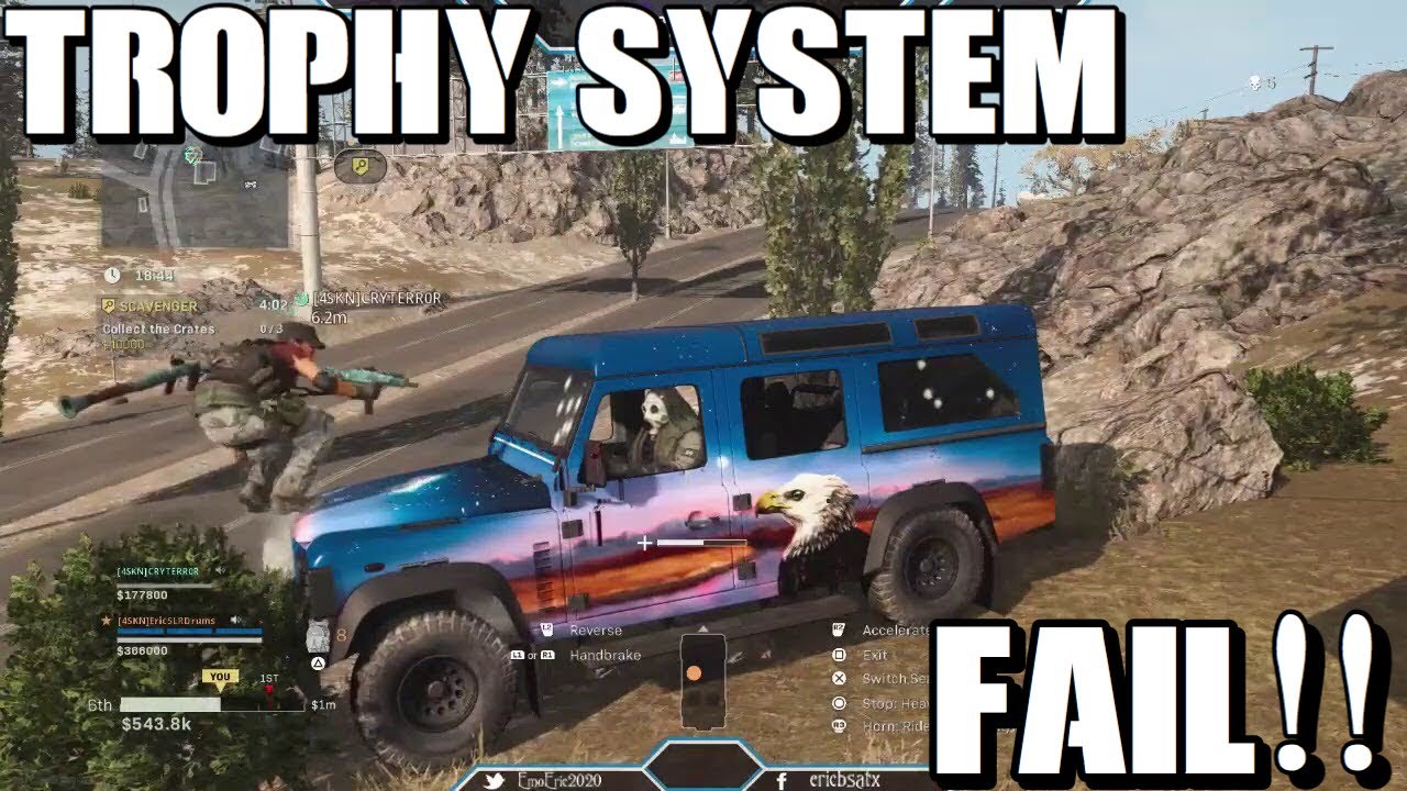 Trophy System Fail (Funny Video) - YouTube
