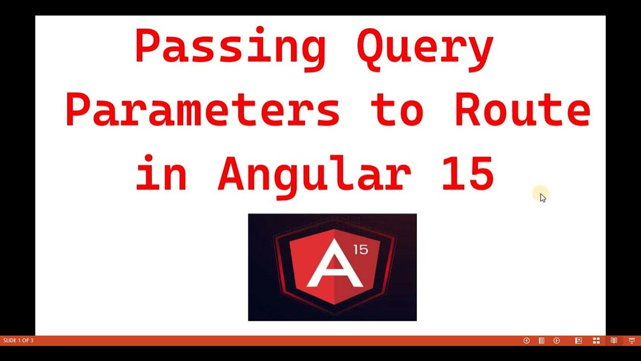 Part 45 Passing Query Parameters To Route In Angular15 Angular15 Tutorials For Beginners
