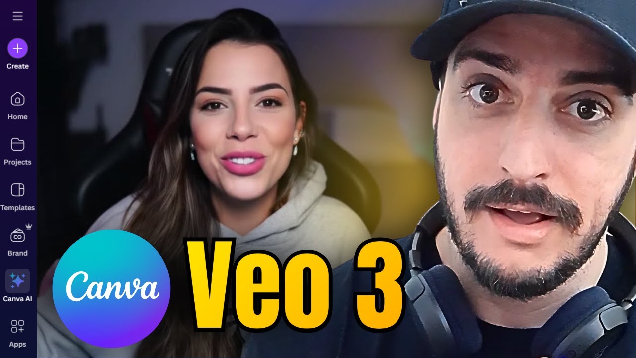 🔥 NOVA IA DO CANVA: Crie Vídeos com Qualidade de CINEMA com o VEO 3 (Tutorial) - YouTube
