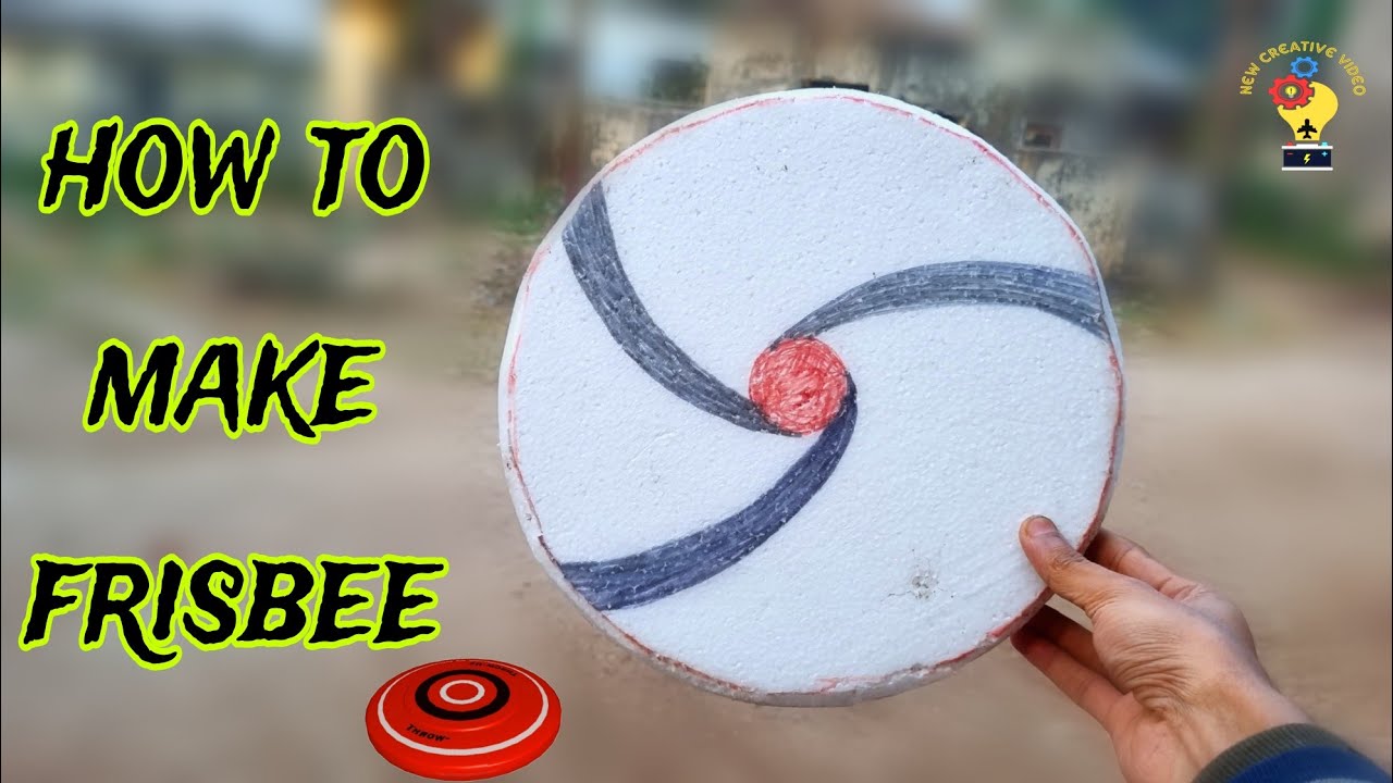 DIY Frisbee: How to Make a Flying Disc at Home - YouTube