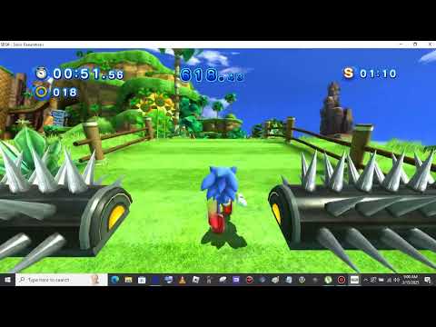 Sonic Generations - Classic Sonic in 300% Boost Gauge Challenge - YouTube