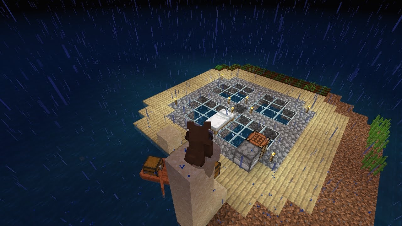 #41 Haciendo casas en diferentes biomas 🏘️🏘️ MINECRAFT SURVIVAL (océano ...