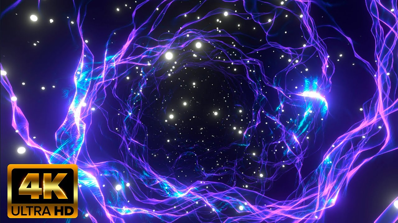 Calm 4K ULTRA HIGH Definition Space Tunnel Screensaver VJ LOOP - YouTube