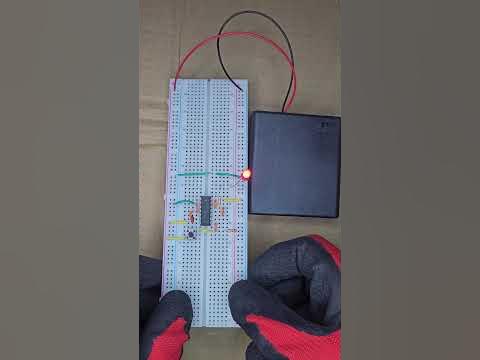 CMOS - Bramka NOT - CD4069 - YouTube