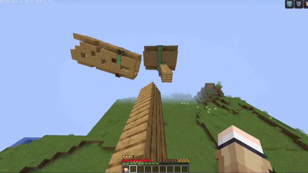Minecraft create parkour moving blocks - YouTube