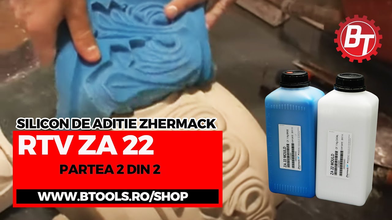 Realizare matrita flexibila din silicon RTV-ZA22 / pensulare "Capitel ...