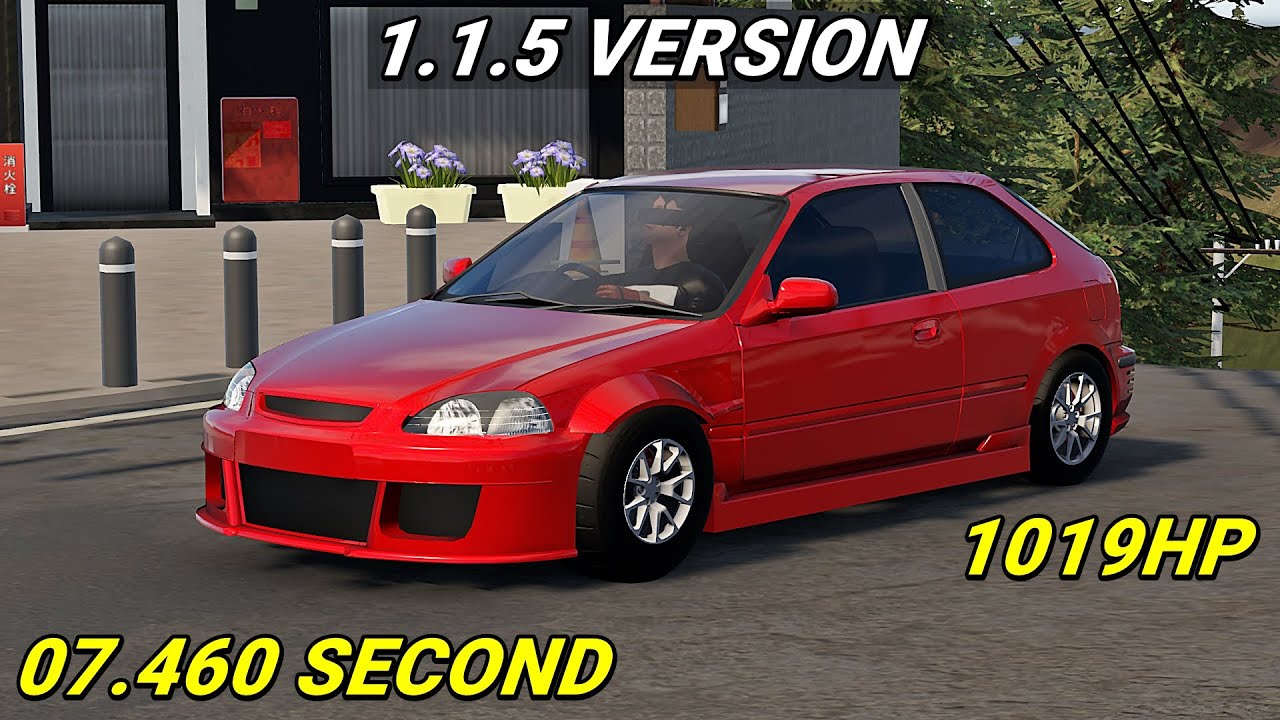 HONDA CIVIC EK9 DRAG TUNE || 1019HP 860NM || CAR PARKING MULTIPLAYER 2 ...