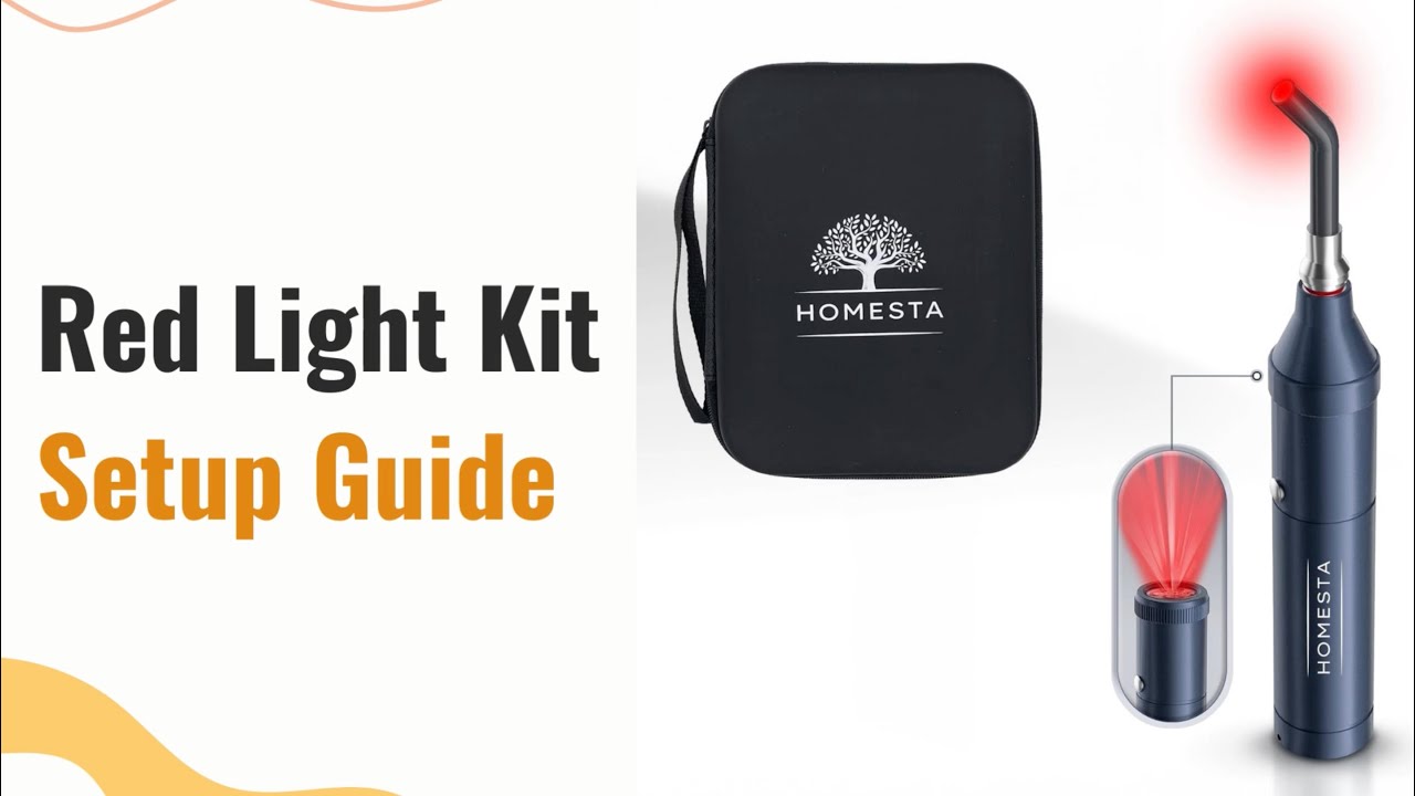 HOMEST Red Light Therapy Kit: Setup Guide - YouTube