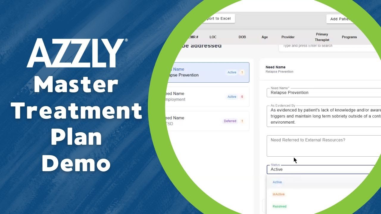 AZZLY NEW 2025 Master Treatment Plan Demo - YouTube