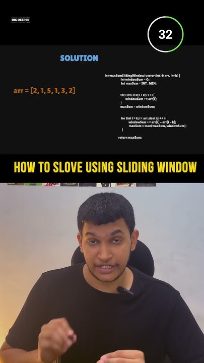 #slidingwindow #dsaintelugu #dsatelugu #coding #software #programming #btechkastalu # ...