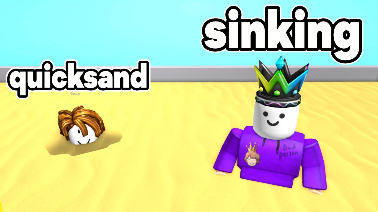 Roblox But I Test Quicksand - YouTube
