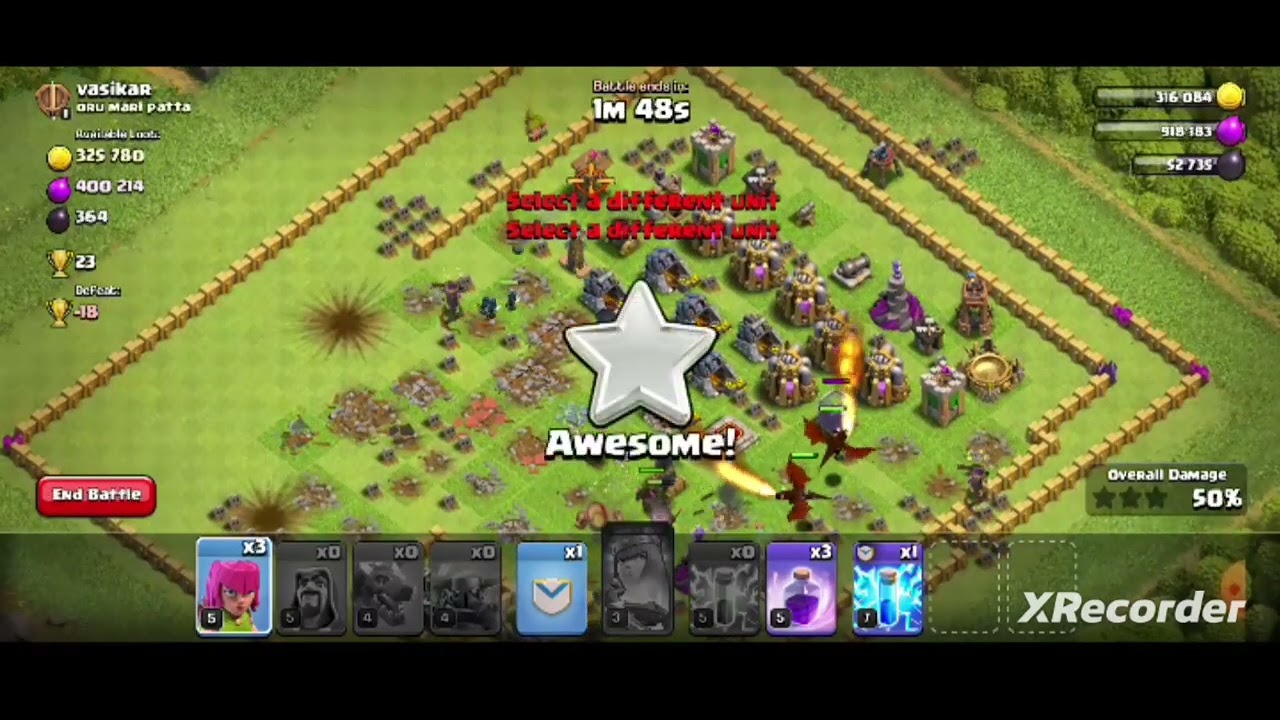 CoC 3 stars - YouTube