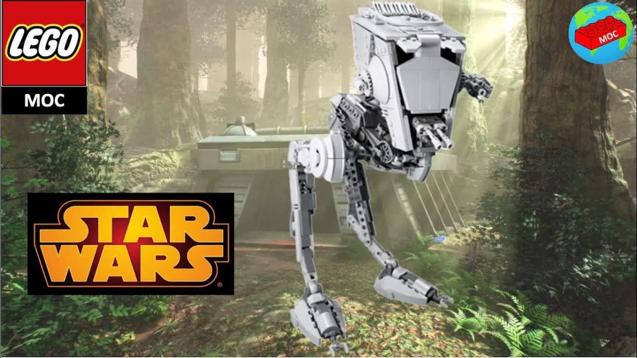 Lego AT-ST USC MOC - Lego Star Wars 😎- Speed Build - YouTube