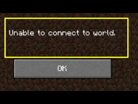 Minecraft Unable to Connect to World | Minecraft Fix Could Not Connect Outdated Client Problem ...