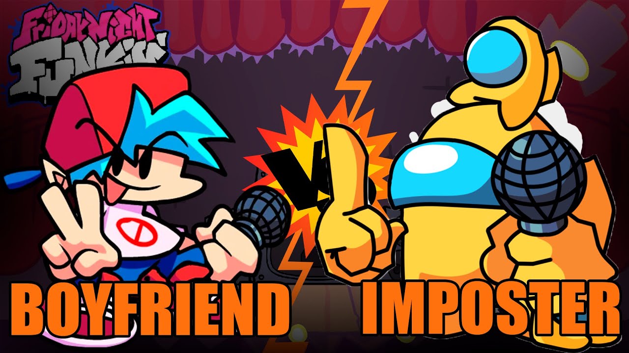 FNF BOYFRIEND vs IMPOSTER V4 in FNF - YouTube