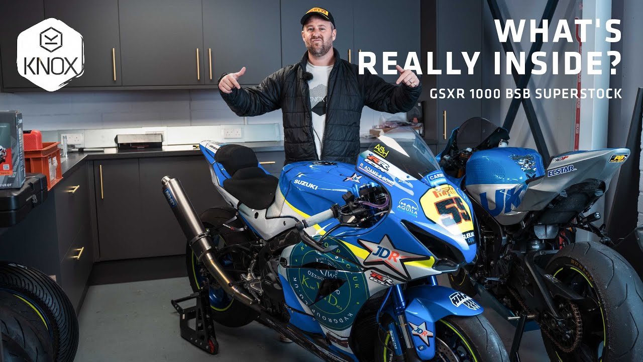 🧐 What is really inside a BSB Superstock GSXR1000🏁 | Knox Race GSXR1000 ...