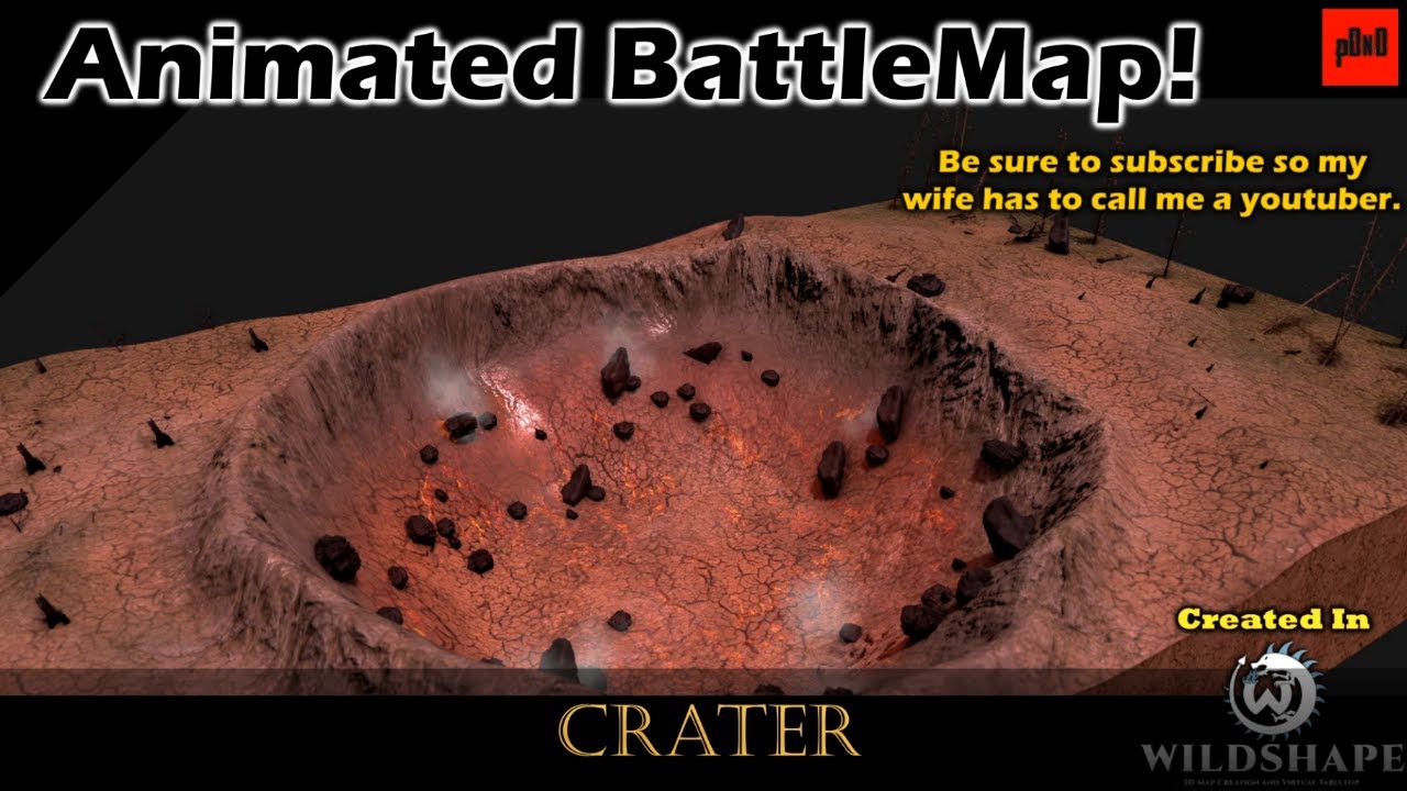 Animated Battle Map - Crater - YouTube
