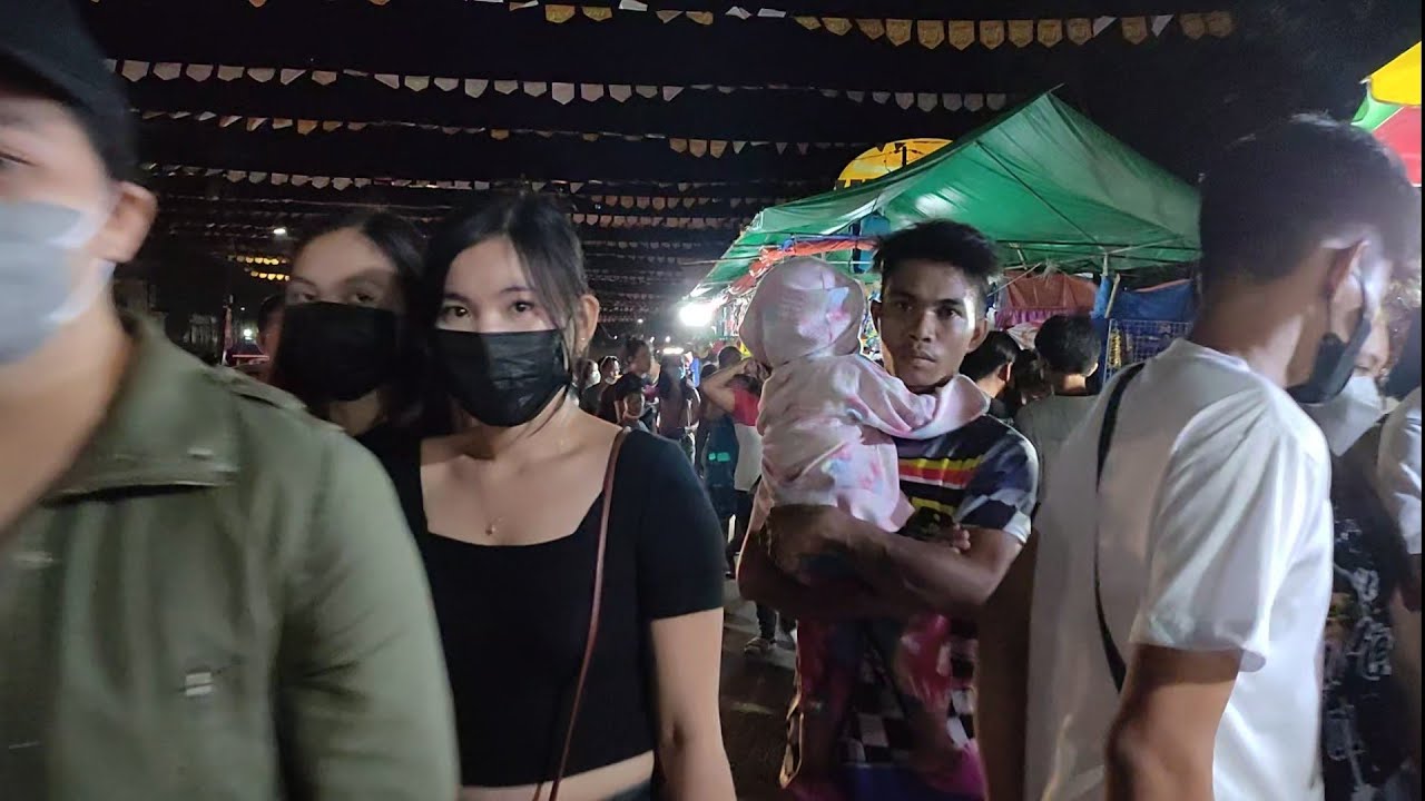 Night Walk during Tacloban City Fiesta 2022 - YouTube