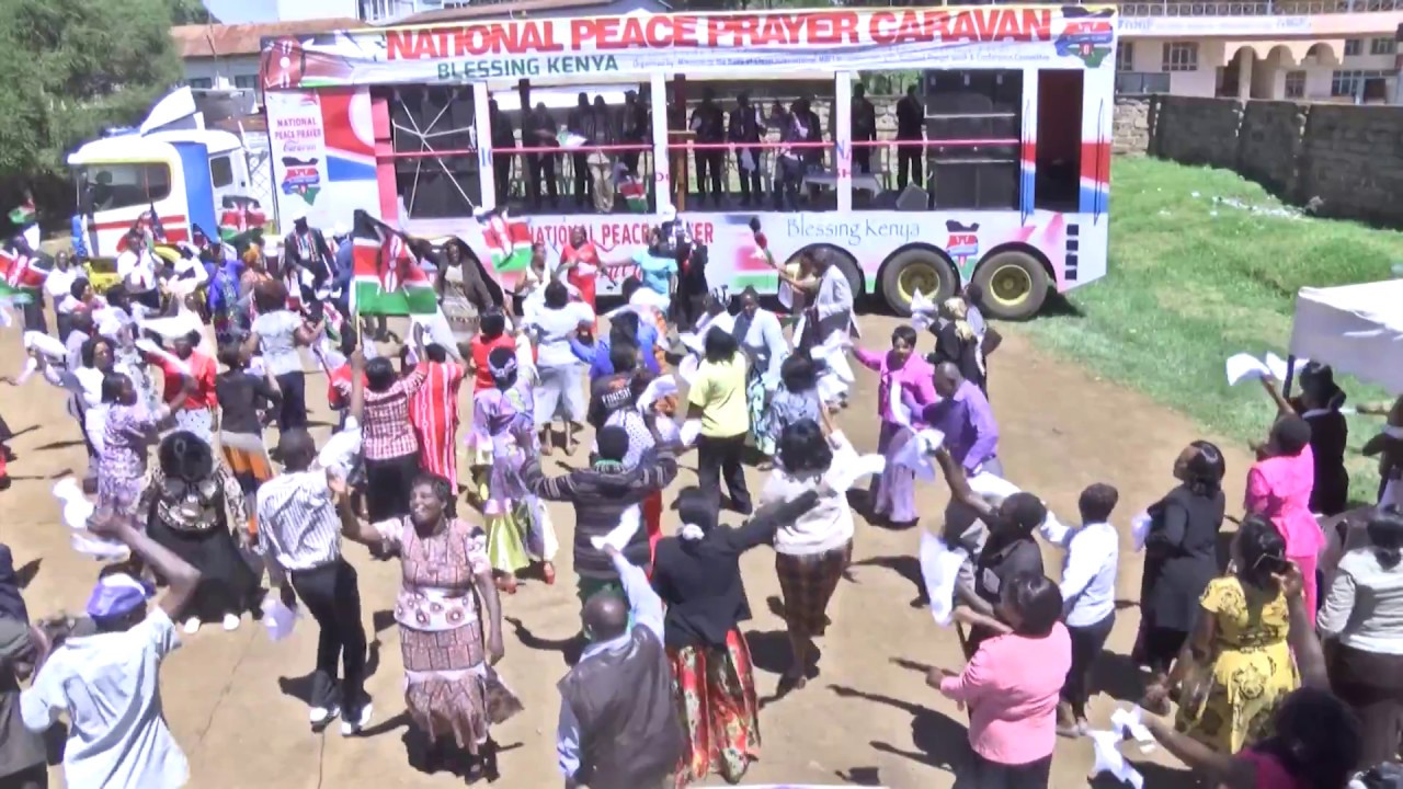 THE NATIONAL PEACE PRAYER CARAVAN IN NYERI - YouTube