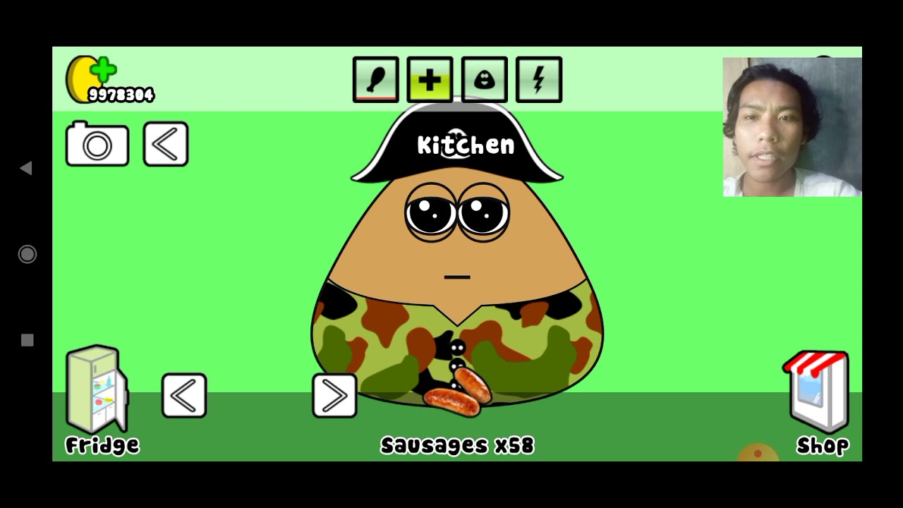 Pou Mukbang 20 Sausage | Pou Break fast | Pou Gameplay Walkthrough ...