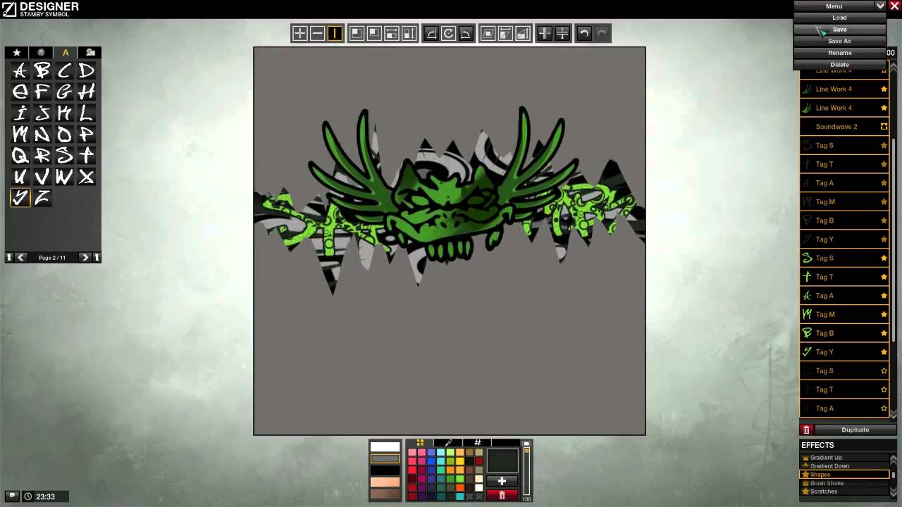 APB:Reloaded! Designing a Symbol Graffiti #2 - 1 / 2 - YouTube