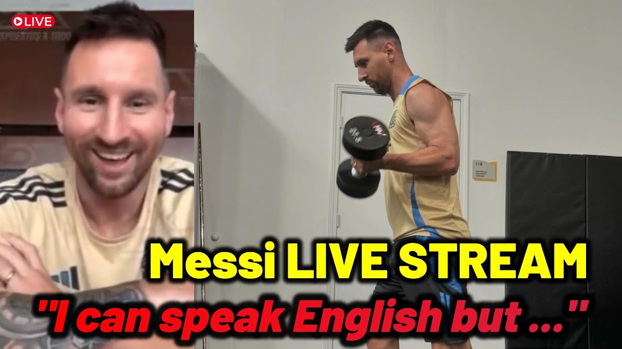 Messi talks about Speaking English and Antonela ahead of Copa America ...